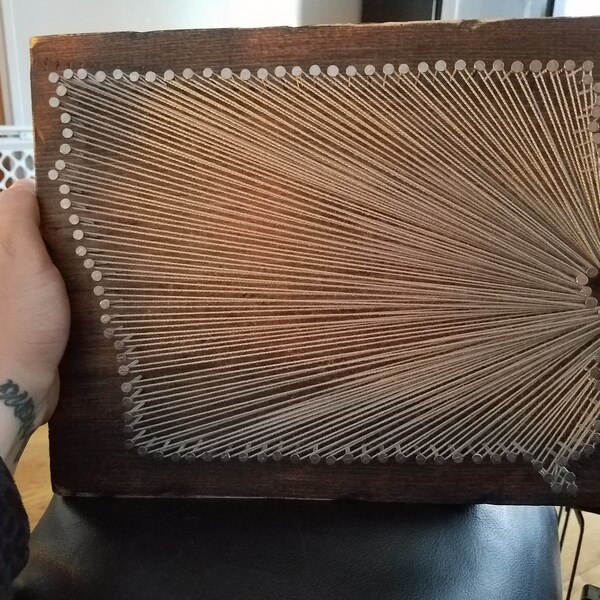 Iowa State String Art, Iowa Decor, State String Art, Iowa Nail Art ...