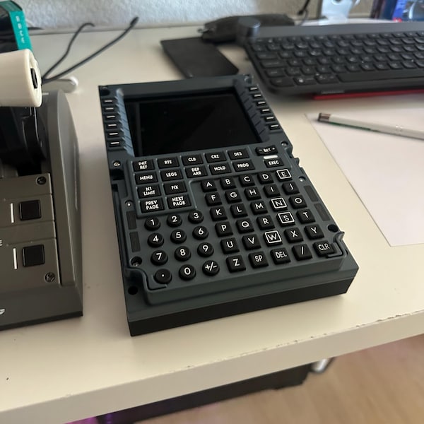 Winwing Airbus MCDU/PFP Desk Mount With Small Angle to Reduce Light ...