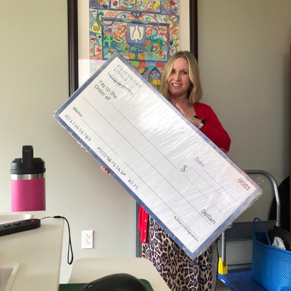 Giant Check - Custom Novelty Check, Jumbo Check, Dry Erase, Printed ...