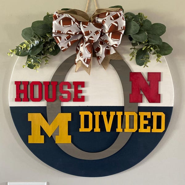 Front Door Hanger Wood Raised Letter Welcome Sign Family Last Name ...