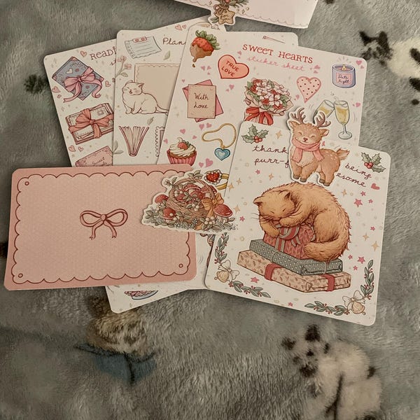 Sticker Sheet Love Notes | Planner Stickers, Bullet Journal Stickers ...