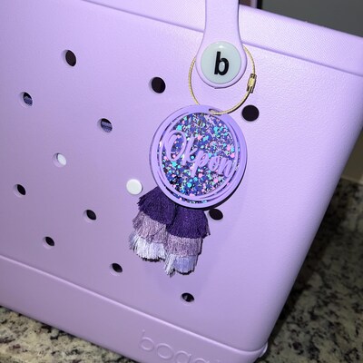 Custom Daisy Bogg Bag Charm Bogg Bag Tassel Beach Tote Charm ...