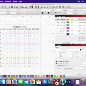 Creative Space Xtool D1 Laser Test Files Engrave Test Cut Test - Etsy