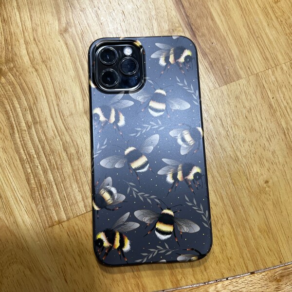 Bumble Bee Phone Case Botanical Leaves Personalized Gift for Her ...
