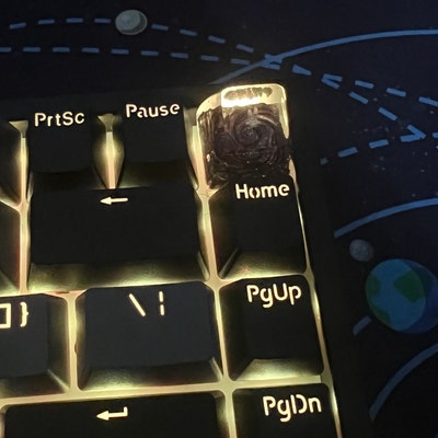 Astronaut Resin Artisan Keycap, Galaxy Spacebar Keycaps, Interstellar ...