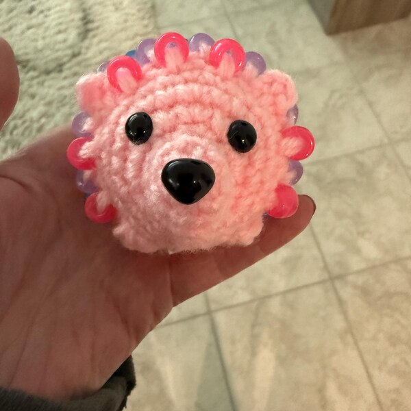 Beaded Fidget Hedgehog Crochet Pattern Crochet Fidget Toy Fidget ...