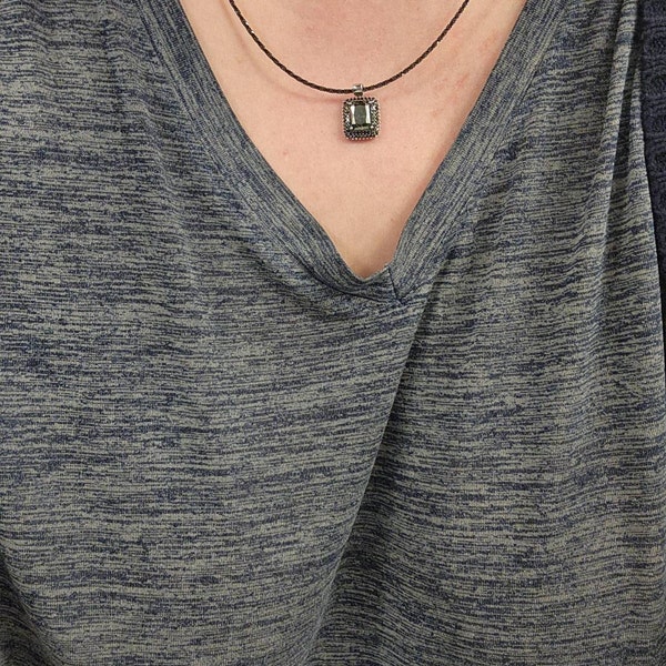 1 Carat Emerald Cut, Imperial Purple Moissanite, in 925 Sterling Silver ...