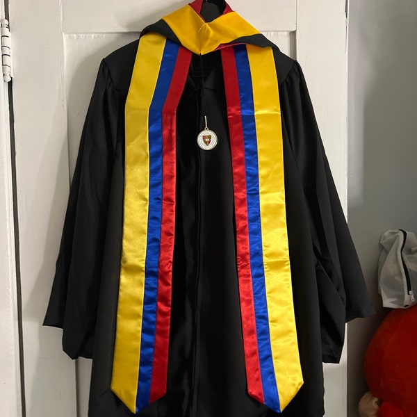Colombia Flag Graduation Sash/stole International Study Abroad Adult ...