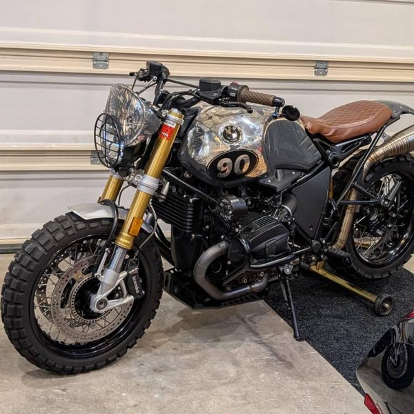 Custom Made Motorcycle Tank Number Decal Sticker Cafe Racer Choose ...