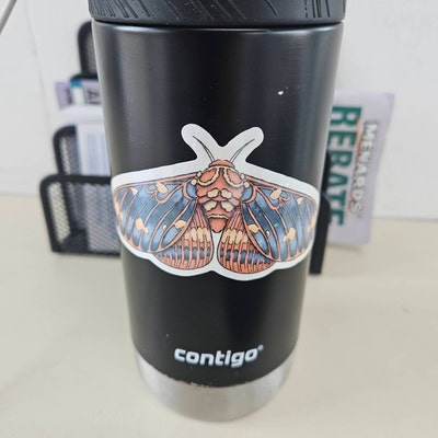 Regal Moth Holographic Sticker, Regal Moth Sticker, Laminated Sticker ...