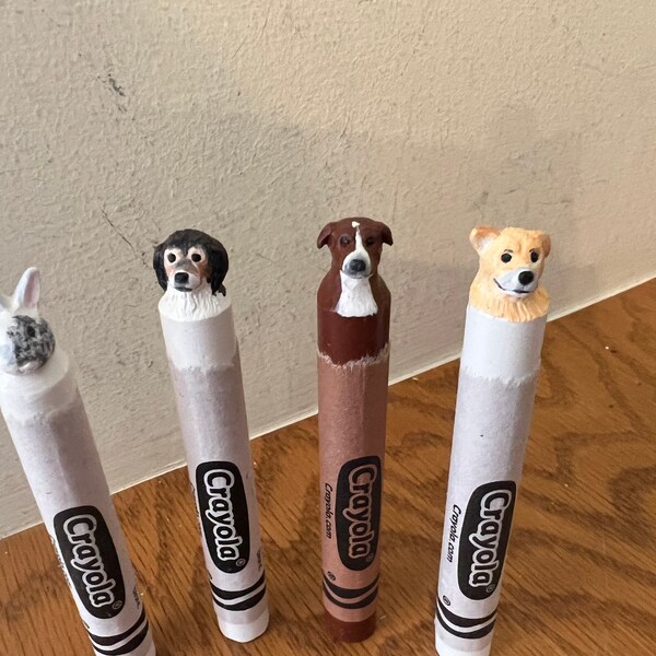 Kermit the Frog Crayon Carving - Etsy