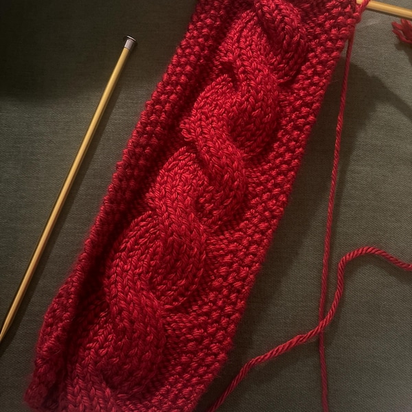 Seed Stitch Scarf Knitting Pattern: Easy Beginner Knit (PDF Pattern) - Etsy