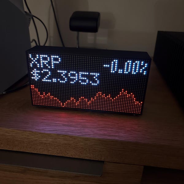 Stock Ticker Forex Crypto LIVE Price Wifi LED Display - Etsy