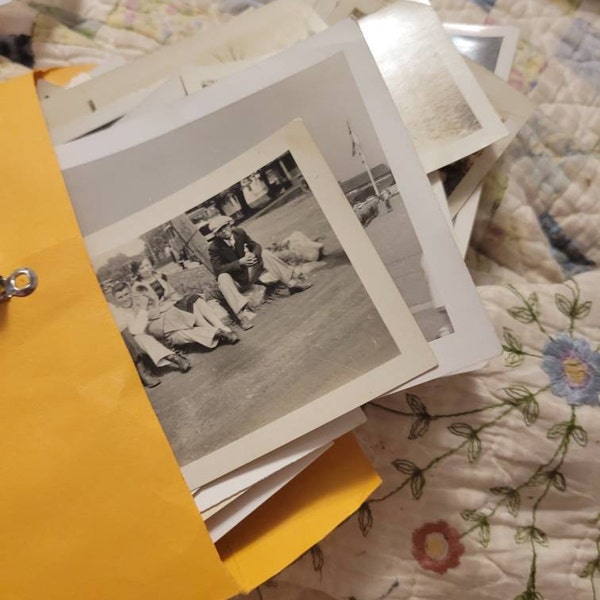40 Antique Vintage Snapshot Photos at Random - Vintage Photos - Junk ...