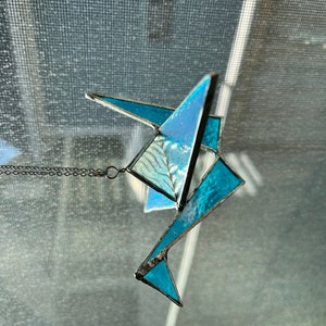 Digital Pattern for Stained Glass Crane Wedding Cake Toppers Sun ...