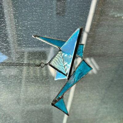 Digital Pattern for Stained Glass Crane Wedding Cake Toppers Sun ...