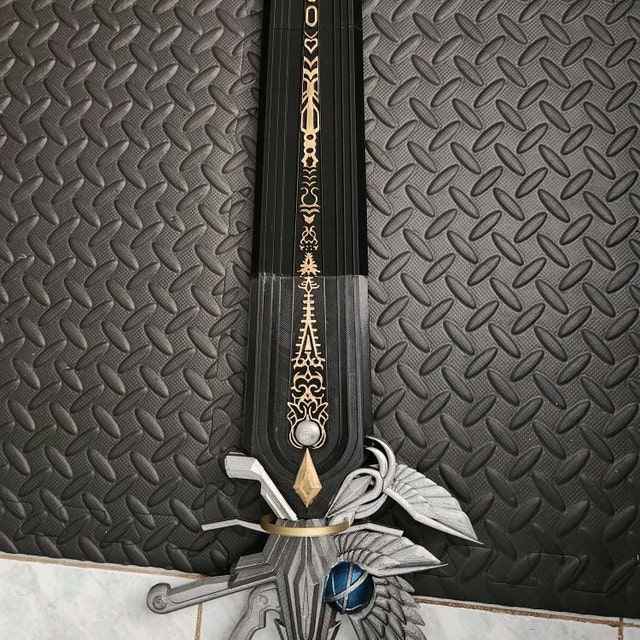 Final Fantasia 15 Espadas Cloud Strife's Fusion "Buster — Fire And