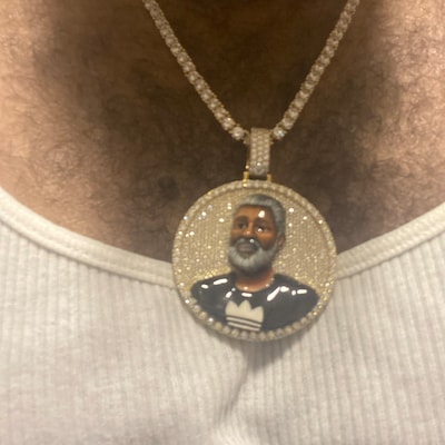 Custom Ice Out Moissanite Diamond Skull Men Pendant, Silver Skull Face ...