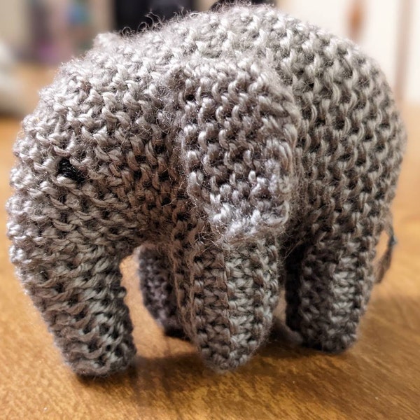 Elephant PDF Knitting Pattern - Etsy