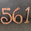 Rustic Metal - 4 Inch TO 8 Inch - Individual House Numbers - Size ...