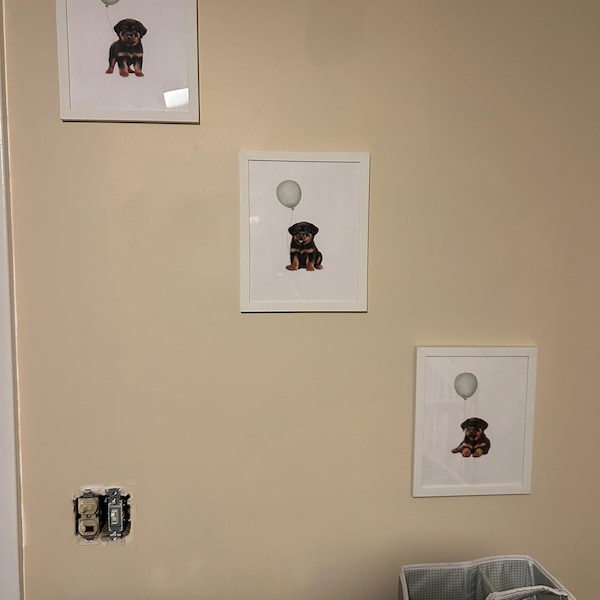 Puppy ALPHABET POSTER | Puppy Nursery Decor | Puppy Dog Wall Art for a ...