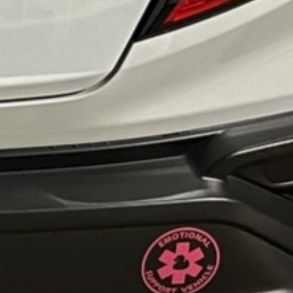 Vehicle Decal: Emotional Support Duck - Durable Off-road Vinyl - Etsy