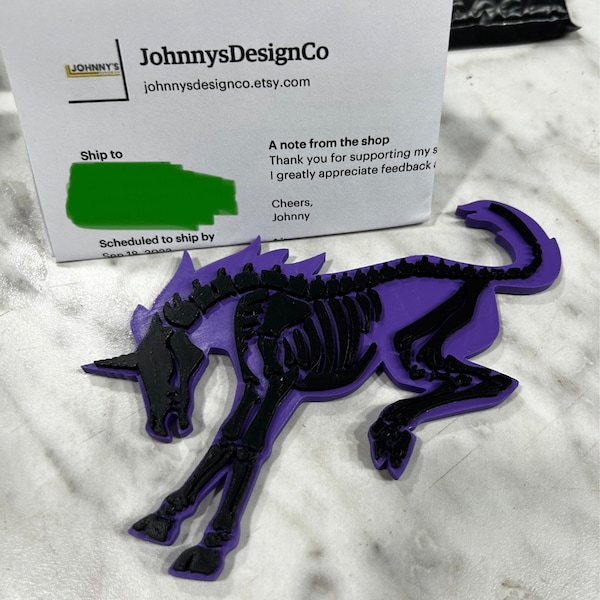 Two Color - Ford Bronco “unicorn Skeleton” Emblem and Badge / Calling ...