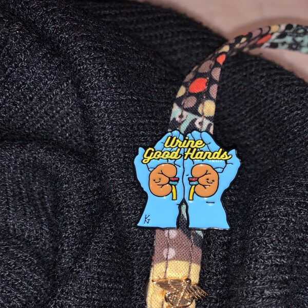 Urine Good Hands Kidney Transplant Pin- Urology/ Kidney Failure ...