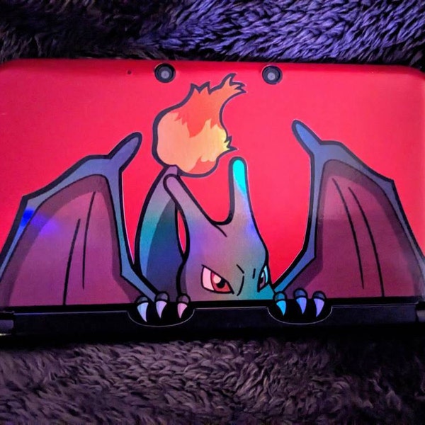 Holo Shiny Charizard Peeker Sticker - Etsy