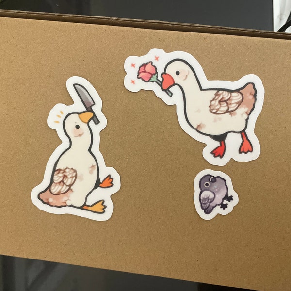 Choose Your Goose Stickers / Cute Animal Stickers / Laptop Stickers ...