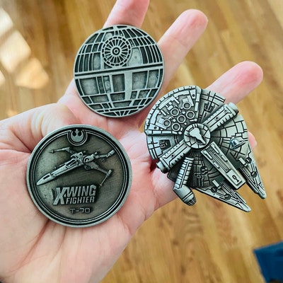 Star Wars Drawer Knob Millennium Falcon in Metal Cabinet - Etsy