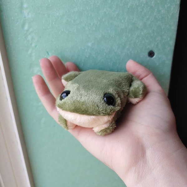 Choose Your Color Combo Frog Plush// Pocket Frog Plushie// Bean Bag ...
