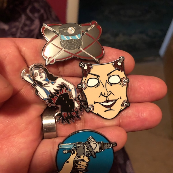 Repo the Genetic Opera Enamel Pin, Horror Movie Pin, Goth Lapel Pin ...