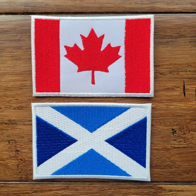 CANADA National Flag Embroidered Iron on Sew on Patch Badge - Etsy Canada