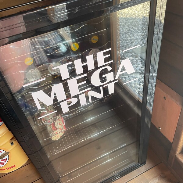 Personalised Beer Fridge Sticker / Decal - Etsy UK