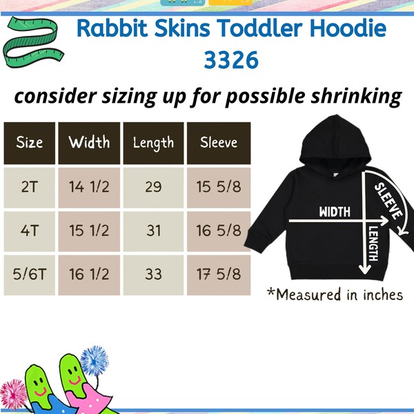 Gildan 18500B Youth Hooded Sweatshirt Size Chart, Digital File Size ...