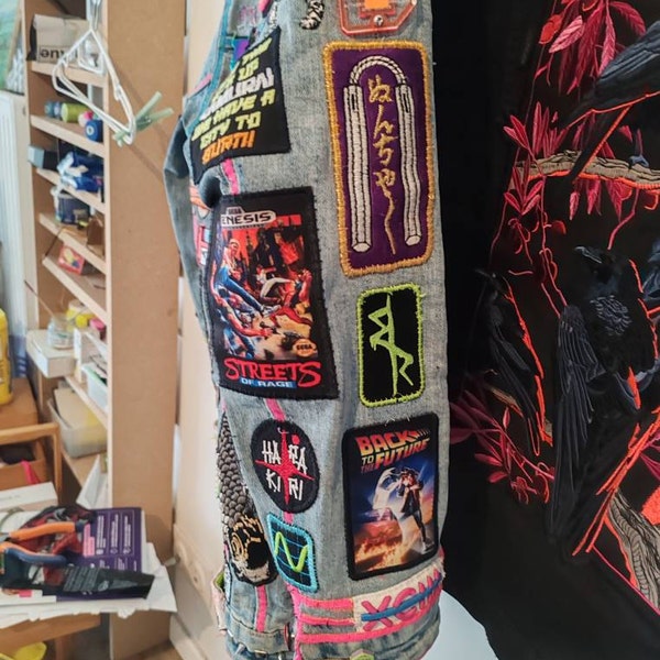 Outrun Retro Synthwave Gaming 80s Patch Sega Iron on Video Game - Etsy