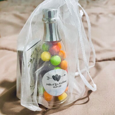 50 Personalized Clear Plastic Champagne Bottle Box Set of 50 - Etsy