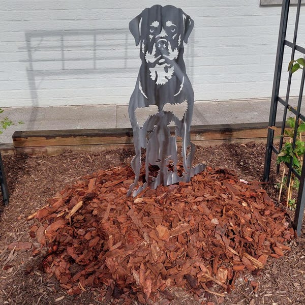 Cavalier King Charles Spaniel - Garden Statue - Corten Steel - Full ...
