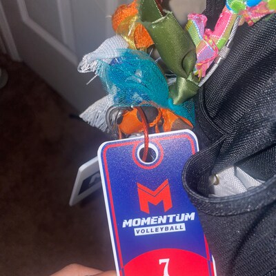 Custom Sports Team Bag Tag, Bag Tags for Football, Hockey, Baseball ...