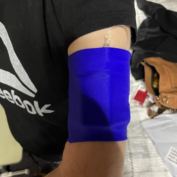 DARK GRAY SPANDEX Sensor Cover Arm Band - Dexcom, Omnipod, Libre - Etsy