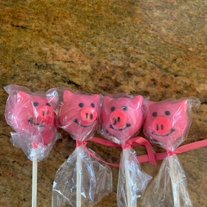 Pig Cake Pops - Etsy
