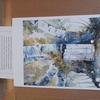 Poppies Watercolor Art Print, Fantasy Art, Fae Art, Nature Art Print ...