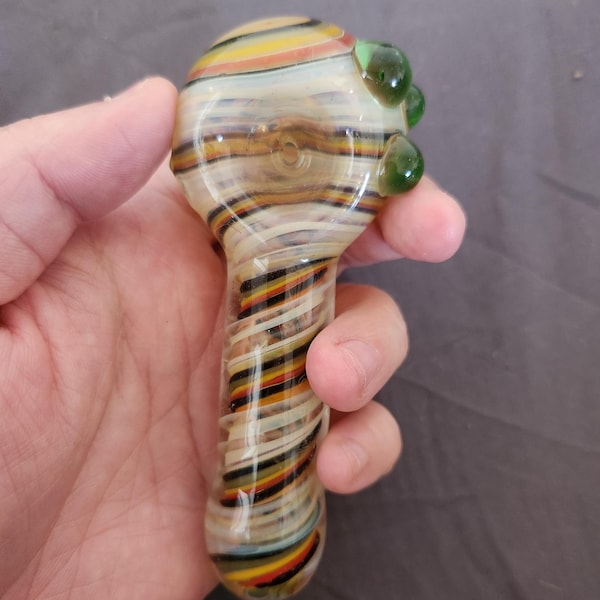Mystery Glass Pipes Smoking Hand Pipe Glass Handmade Unique Bowl Small ...