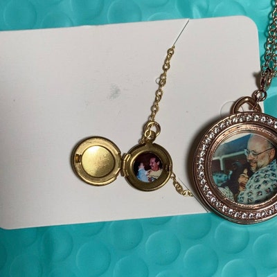 Tiny Locket With Photos, Small Gold Locket, Small Locket, Child's ...