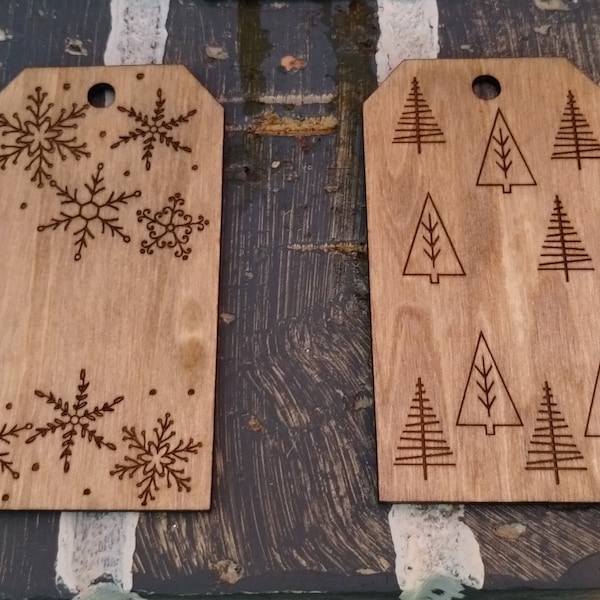 Stocking Tags Laser Cut File, Christmas Stocking Name Tags SVG ...