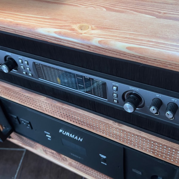 Studio Rack | 12" Depth | 4" Hairpin Legs | Solid Wood | Vents - Etsy