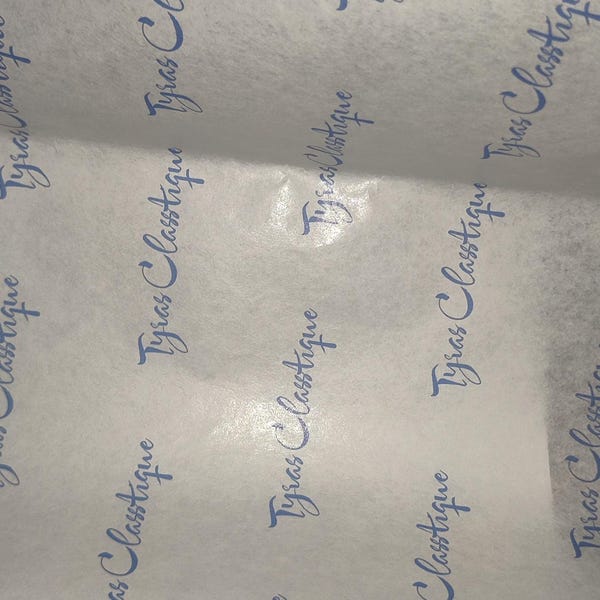 Personalized Tissue Paper, Custom Logo Tissue Paper, Branded Tissue ...