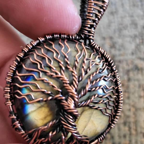 Excellence Ammonite Fossil Wire Wrap Copper Pendant, Ammonite Fossil ...