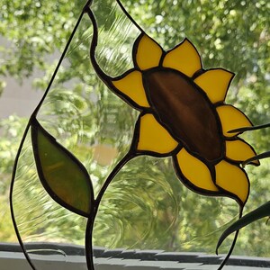 3 Flower Panels Stained Glass Pattern, Stained Glass Patterns, Digital ...